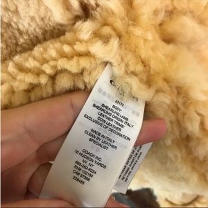 Coach | Jackets & Coats | Coach 941 Embroidered Eagle Raggedy Shearling ...